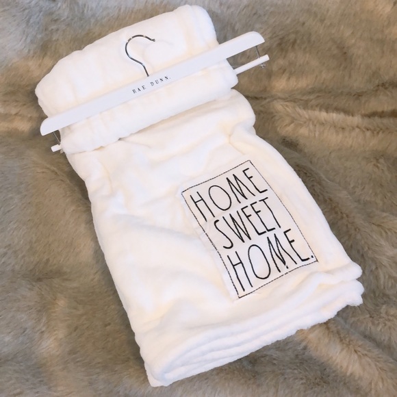 Rae Dunn | Bedding | Rae Dunn Home Sweet Home Blanket Throw New | Poshmark